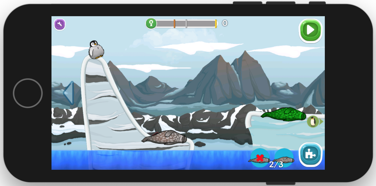 Go Penguin! Go! - Mobile Puzzle Game