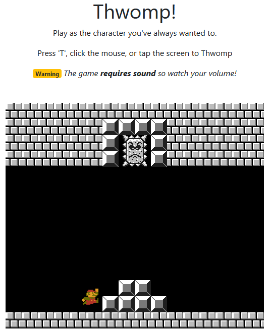 Thwomp! - An inane game